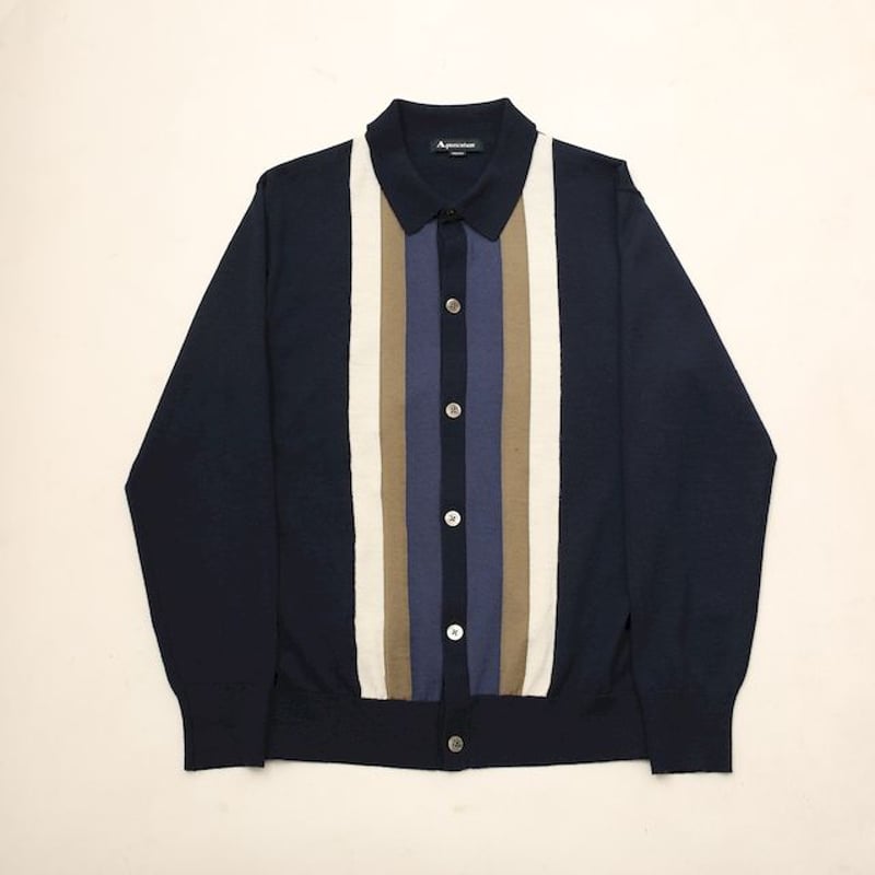 アクアスキュータム カーディガン Aquascutum Cardigan# | Blue アクアスキュータム カーディガン Aquascutum Cardigan# | Blue