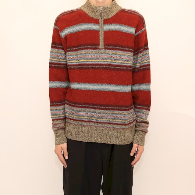 チャップス ラルフローレン ハーフジップ ニット セーター Chaps チャップス ラルフローレン ハーフジップ ニット セーター Chaps