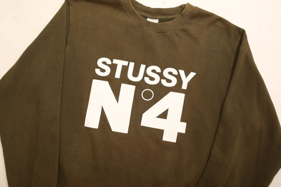 90's ステューシー N°4 スウェット Stussy Sweat | Blue 90's ステューシー N°4 スウェット Stussy Sweat | Blue