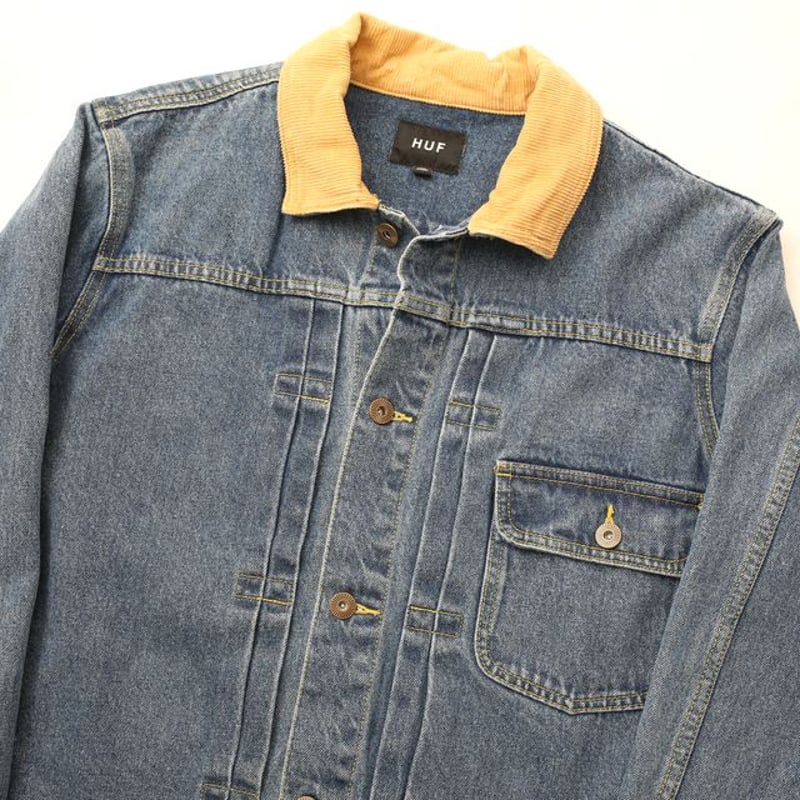 ハフ デニムジャケット HUF Denim Jacket USA Product | Blue ハフ デニムジャケット HUF Denim Jacket USA Product | Blue