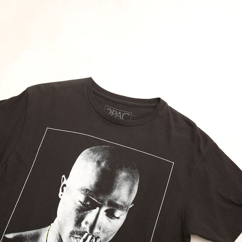 2PAC ラッパー Tシャツ HIPHOP T-shirt # | Blue 2PAC ラッパー Tシャツ HIPHOP T-shirt # | Blue