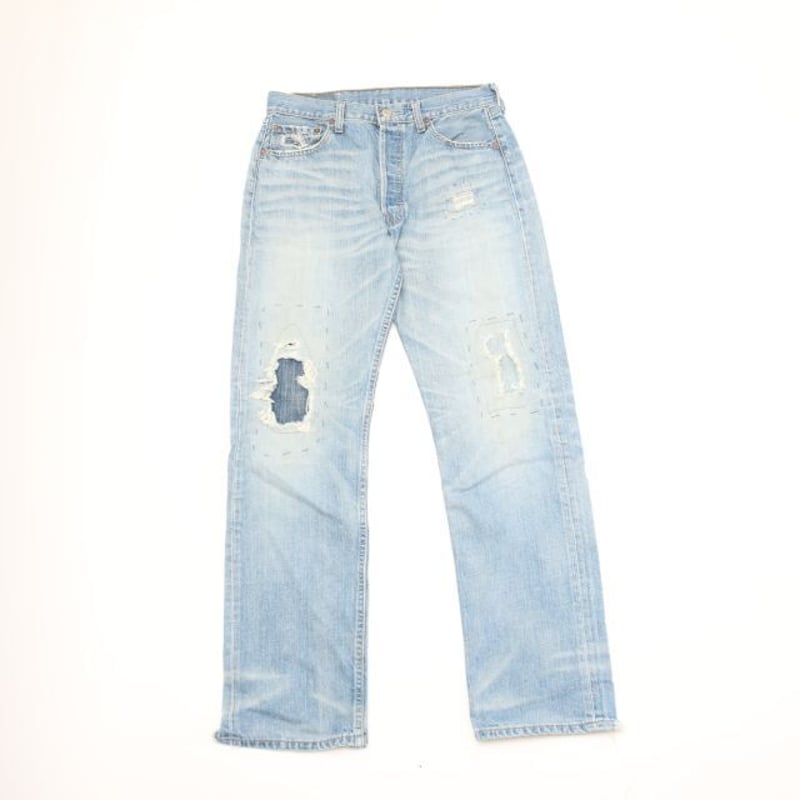 リーバイス501 リペア ダメージデニム Levi's 501 Repair | Blue リーバイス501 リペア ダメージデニム Levi's 501 Repair | Blue