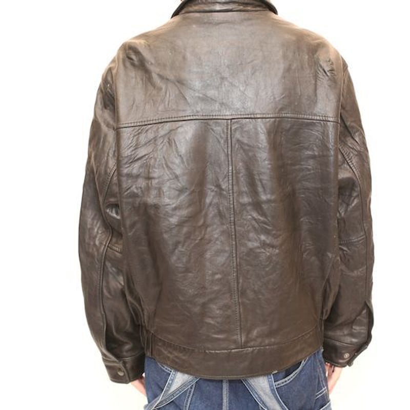 ドッカーズ ブラック ラムレザー ジャケット Dockers Lamb ドッカーズ ブラック ラムレザー ジャケット Dockers Lamb