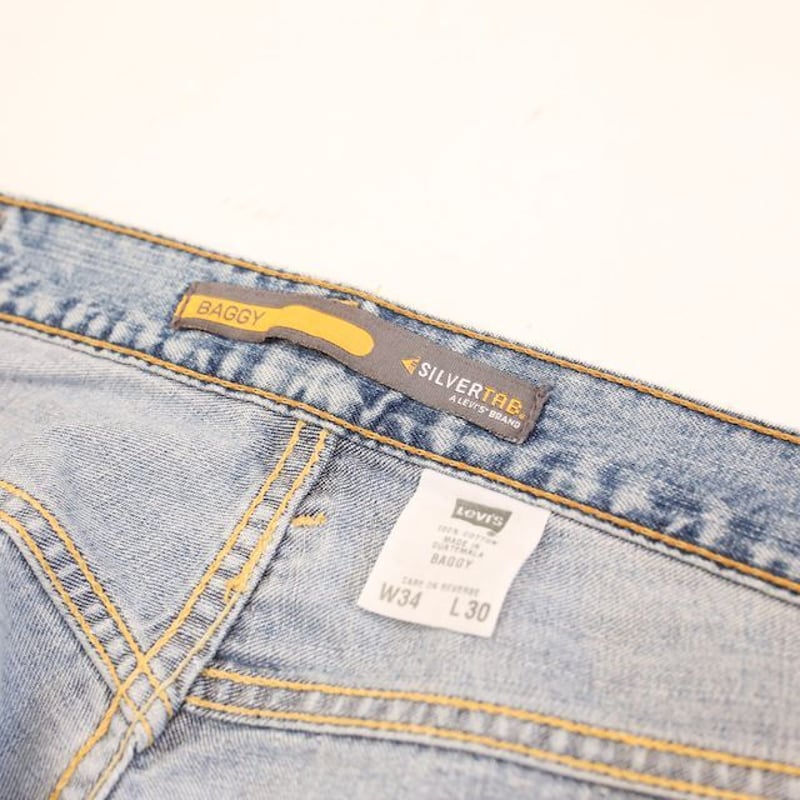 リーバイス シルバータブ バギー ダメージデニム Levi's Silver リーバイス シルバータブ バギー ダメージデニム Levi's Silver
