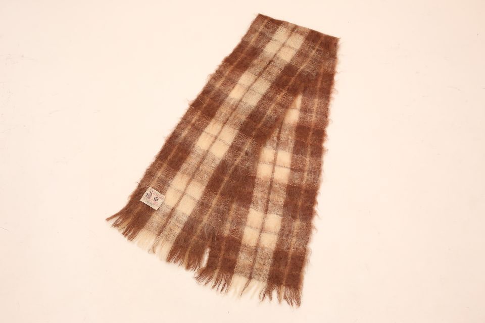 モヘア マフラー Vintage Mohair Muffler# | Blue モヘア マフラー Vintage Mohair Muffler# | Blue