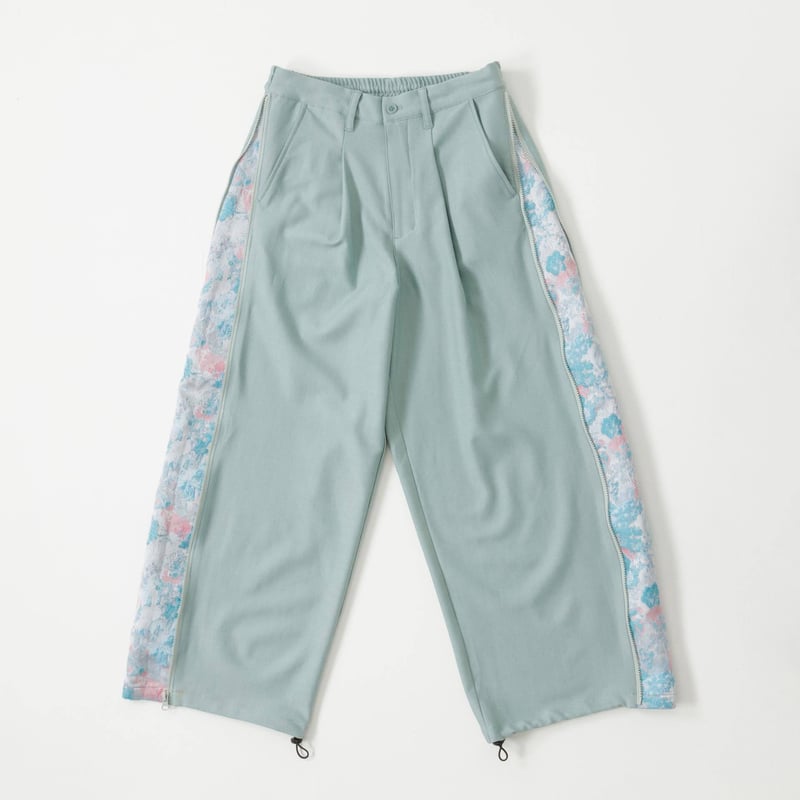 Zipper Pants - ブルー | harapeco Store Zipper Pants - ブルー | harapeco Store