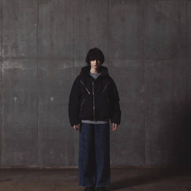 Down Jacket-ブラック | harapeco Store Down Jacket-ブラック | harapeco Store
