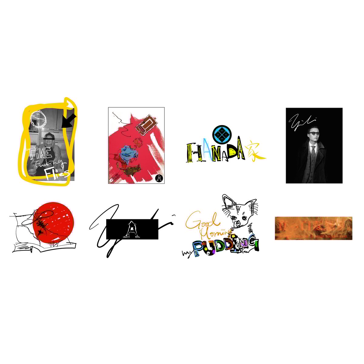 " STICKER " / 8set | YUICHI HANADA