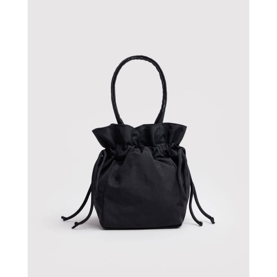 BAGGU Nylon Drawstring Bag Black | UNO babewear
