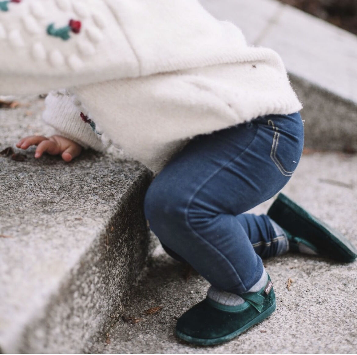 Cienta VELOUR VELCRO ONE STRAP SHOES brown / ve...