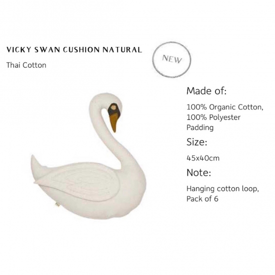 - Numero74 - Vicky SWAN cushion | rencontre.