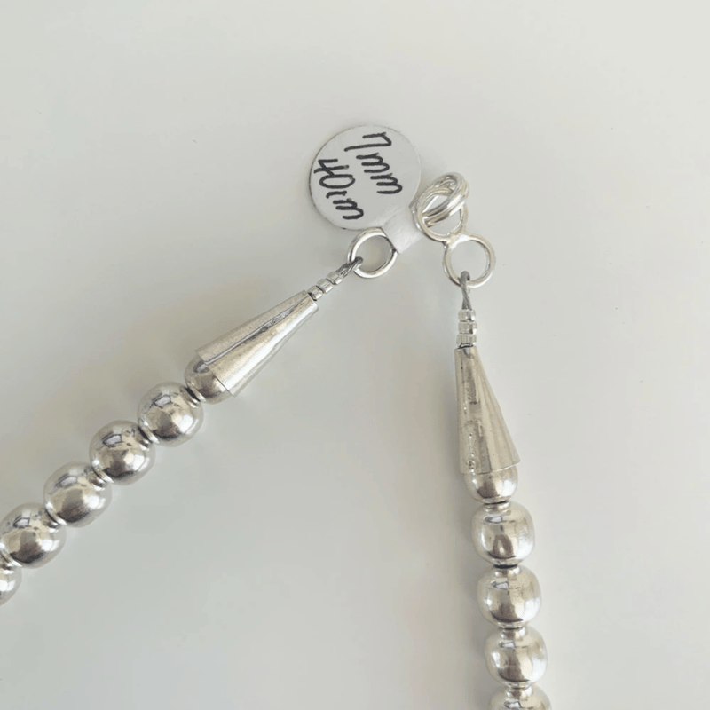 ERICKA NICOLAS BEGAY【7mm/50cm Shiny navajo pear ERICKA NICOLAS BEGAY【7mm/50cm Shiny navajo pear