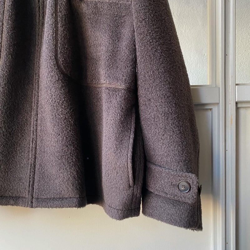 AURALEE BRUSHED SURI ALPACA MOHAIR JAQUARD ZIP AURALEE BRUSHED SURI ALPACA MOHAIR JAQUARD ZIP