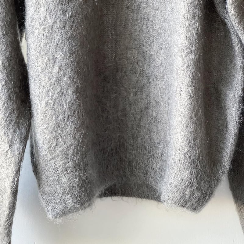 AURALEE BRUSHED SUPER KID MOHAIR KNIT P/O A AURALEE BRUSHED SUPER KID MOHAIR KNIT P/O A