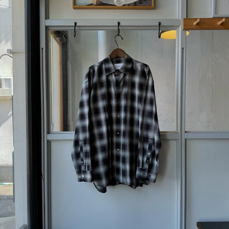ssstein OVERSIZED DOWN PAT SHIRT | Less Higa ssstein OVERSIZED DOWN PAT SHIRT | Less Higa