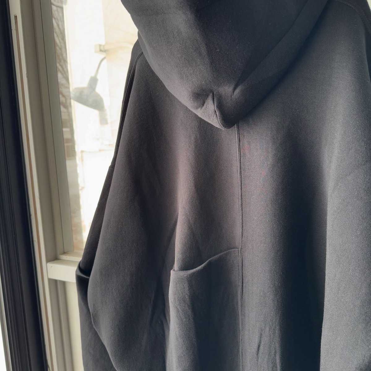 ssstein COTTON DOUBLE KNIT TUCKED ZIP HOODY | ssstein COTTON DOUBLE KNIT TUCKED ZIP HOODY |