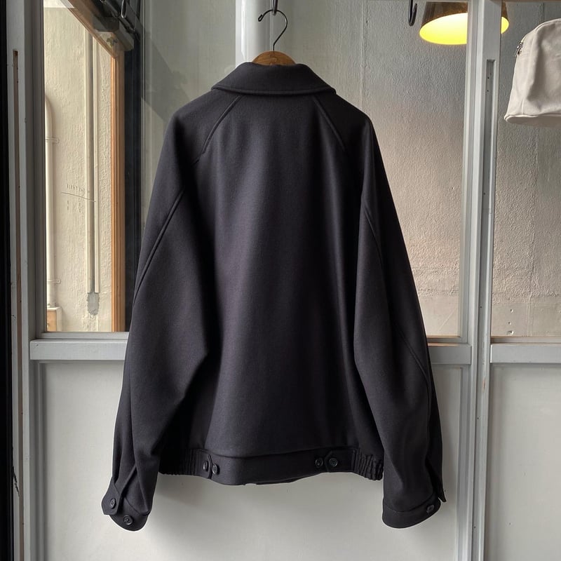 stein OVERSIZED MELTON HARRINGTON ZIP JACKET stein OVERSIZED MELTON HARRINGTON ZIP JACKET