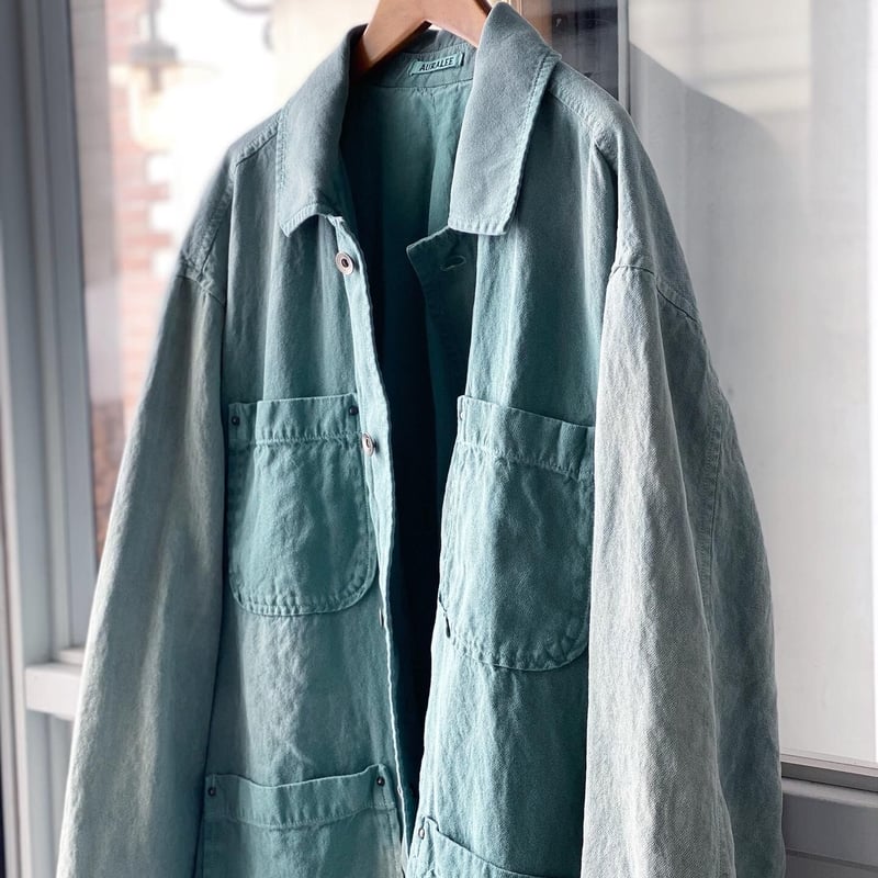 AURALEE WASHI DUCK CANVAS BLOUSON (mens) | L AURALEE WASHI DUCK CANVAS BLOUSON (mens) | L