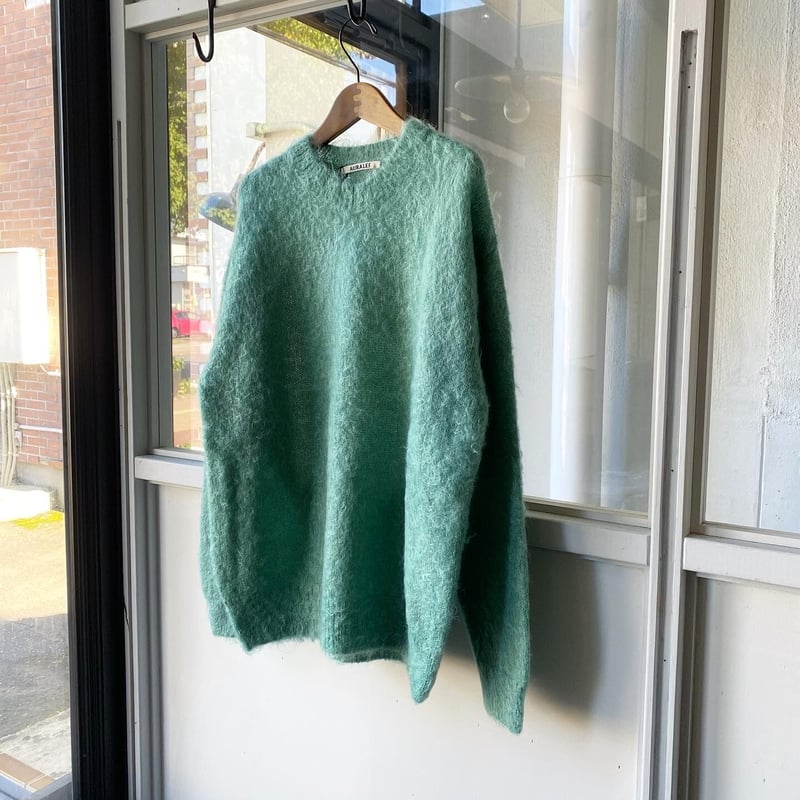 AURALEE BRUSHED SUPER KID MOHAIR KNIT P/O | Les AURALEE BRUSHED SUPER KID MOHAIR KNIT P/O | Les