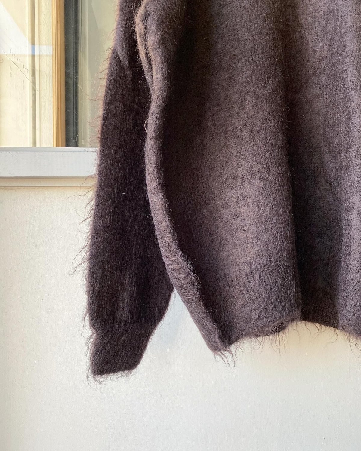AURALEE BRUSHED SUPER KID MOHAIR KNIT P/O | L AURALEE BRUSHED SUPER KID MOHAIR KNIT P/O | L
