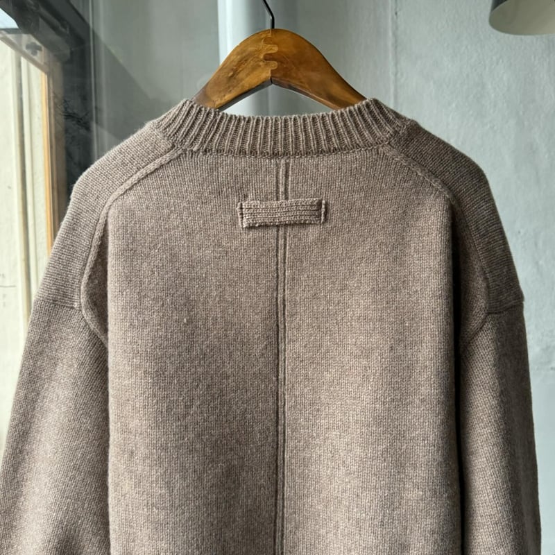 ssstein EXTRA FINE WOOL WARM KNIT CREW NECK L ssstein EXTRA FINE WOOL WARM KNIT CREW NECK L