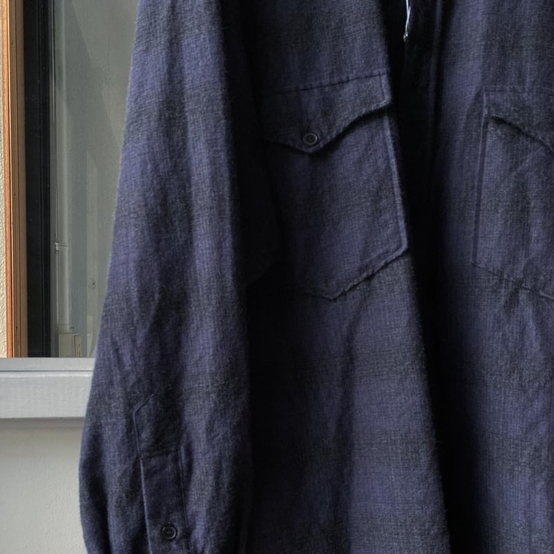 COMOLI ウールシルク ワークシャツ | Less Higashikawa COMOLI ウールシルク ワークシャツ | Less Higashikawa