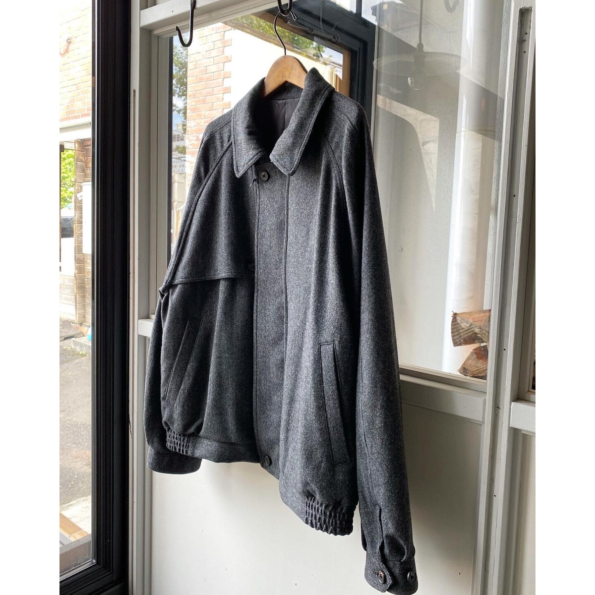 stein OVERSIZED HARRINGTON ZIP JACKET - ST. stein OVERSIZED HARRINGTON ZIP JACKET - ST.