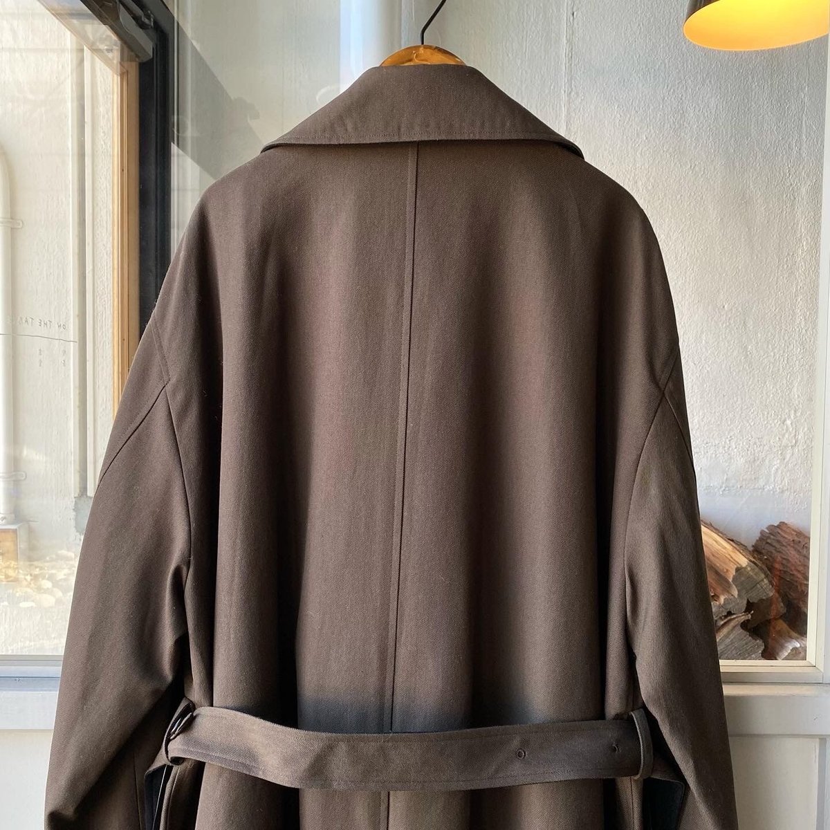 stein DOUBLE LAPELED DOUBLE BREASTED COAT stein DOUBLE LAPELED DOUBLE BREASTED COAT