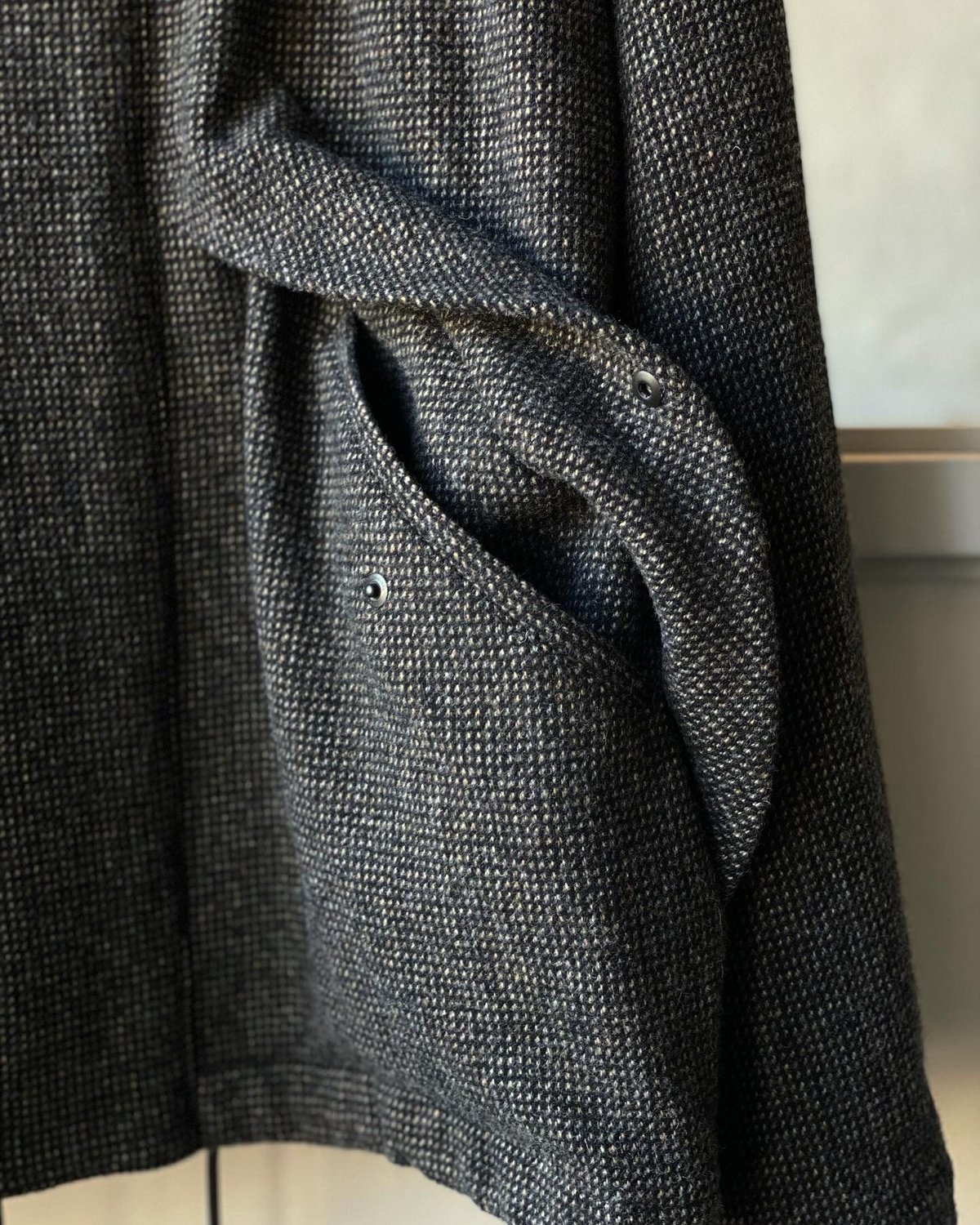 AURALEE WOOL HAIRLINE LIGHT TWEED ZIP BLOUSON AURALEE WOOL HAIRLINE LIGHT TWEED ZIP BLOUSON