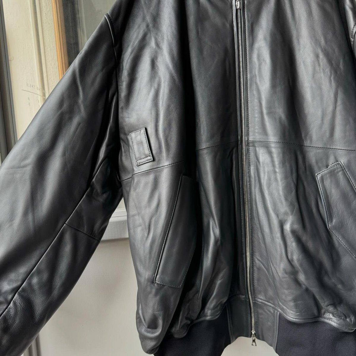 ssstein LEATHER FLIGHT JACKET | Less Higashi ssstein LEATHER FLIGHT JACKET | Less Higashi