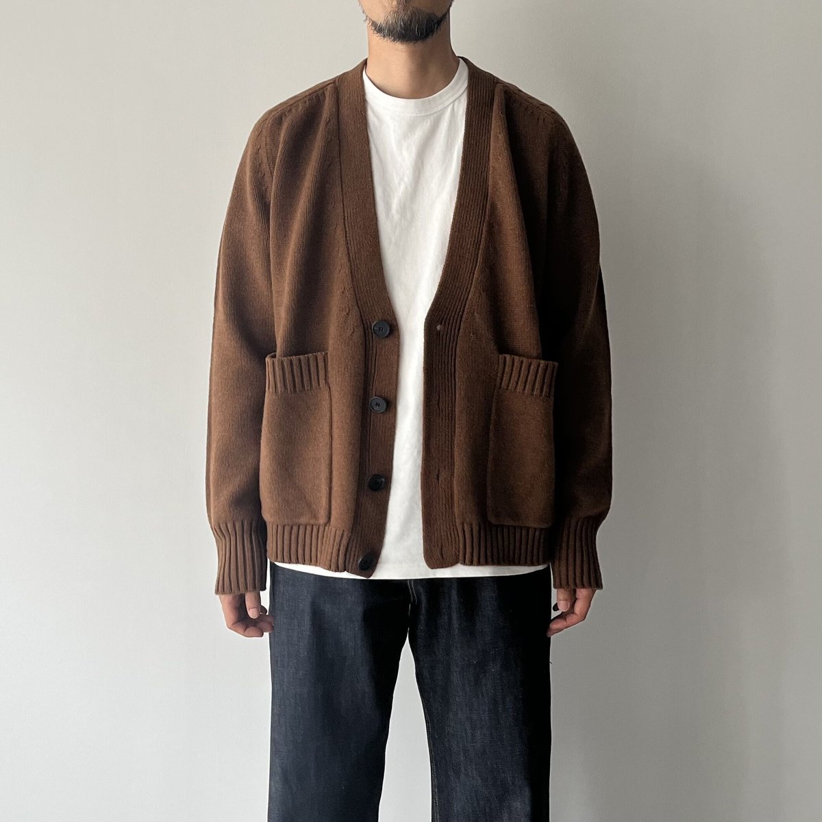 STUDIO NICHOLSON/SEN-ENGLISH LAMBS WOOL 5GG CAR STUDIO NICHOLSON/SEN-ENGLISH LAMBS WOOL 5GG CAR