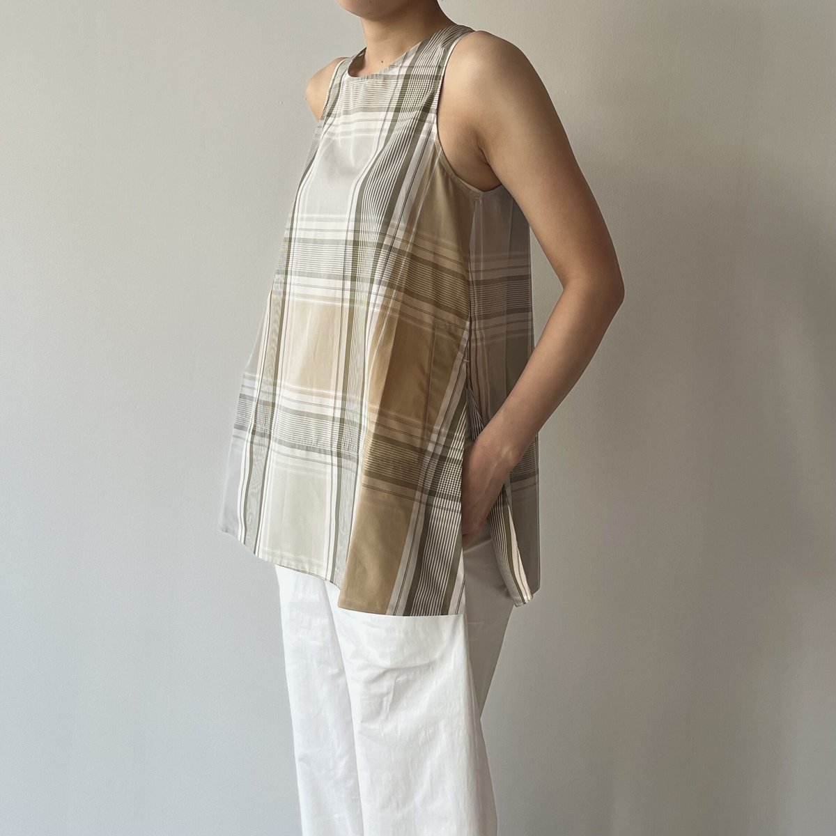 STUDIO NICHOLSON / BUSCA - SUMMER MADRAS CHECK STUDIO NICHOLSON / BUSCA - SUMMER MADRAS CHECK