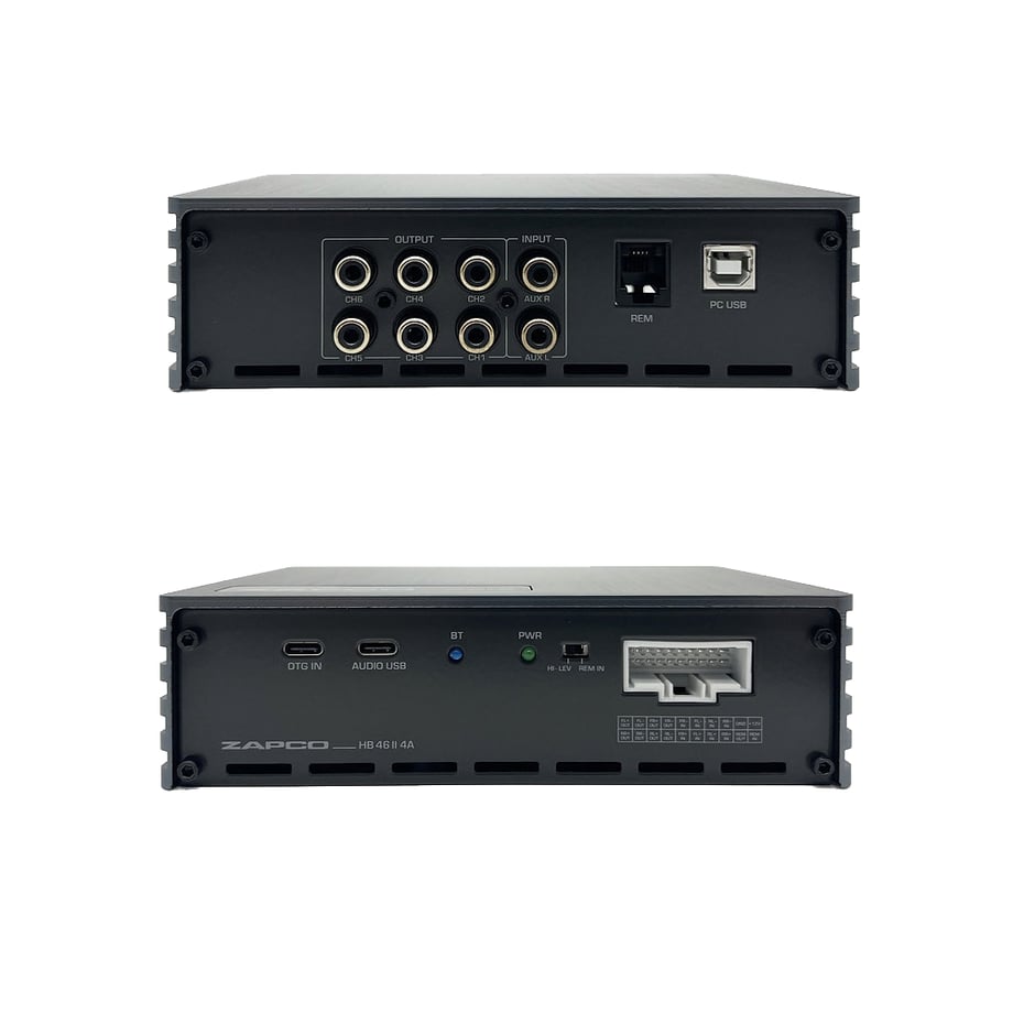 ZAPCO 6ch-DSP/4ch-アンプ HB46 II4A 「最高レベルの音質を求める方へ...