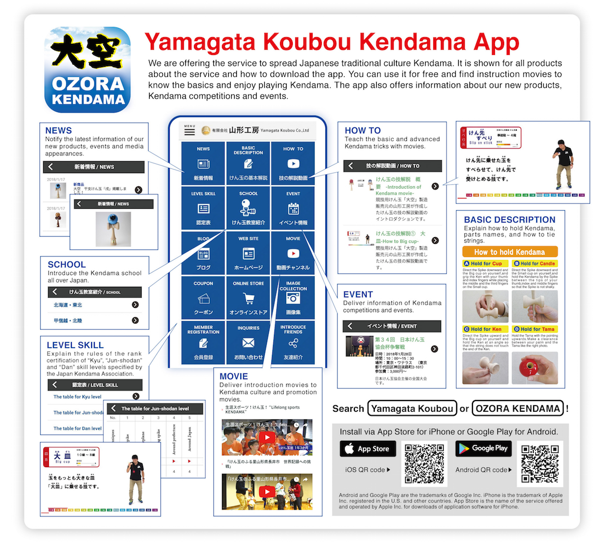 OZORA Matte Turquoise Line | Yamagata Koubou Co...