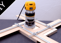 [Plan]Aluminum frame circular saw slide guide