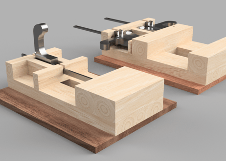 [Plan]Two types of Smart wooden vise | JSK's
