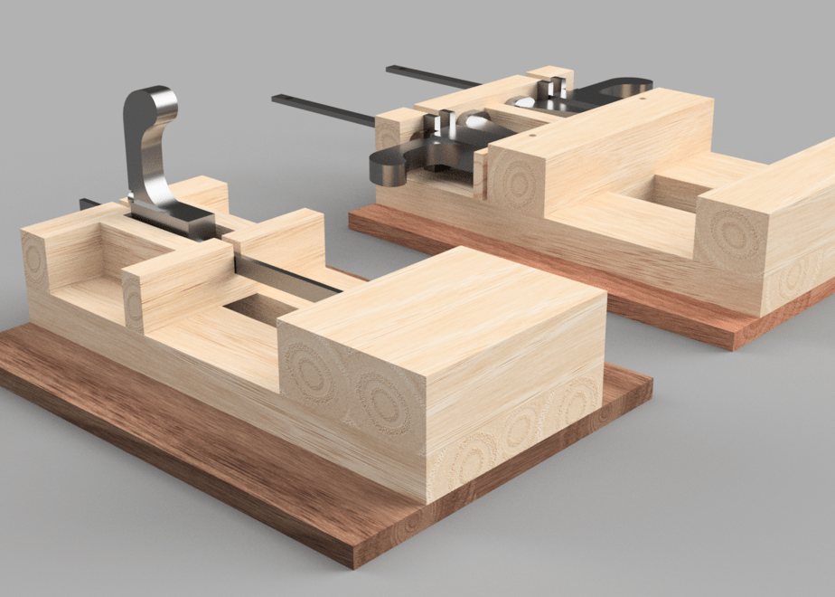 [Plan]Two types of Smart wooden vise | JSK's