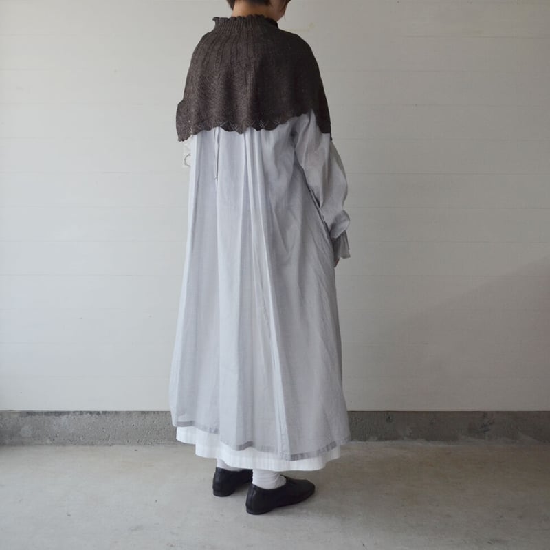 GASA*/ あたり一面の緑 ギャザーワンピース (Lady's/gray) | ichi GASA*/ あたり一面の緑 ギャザーワンピース (Lady's/gray) | ichi