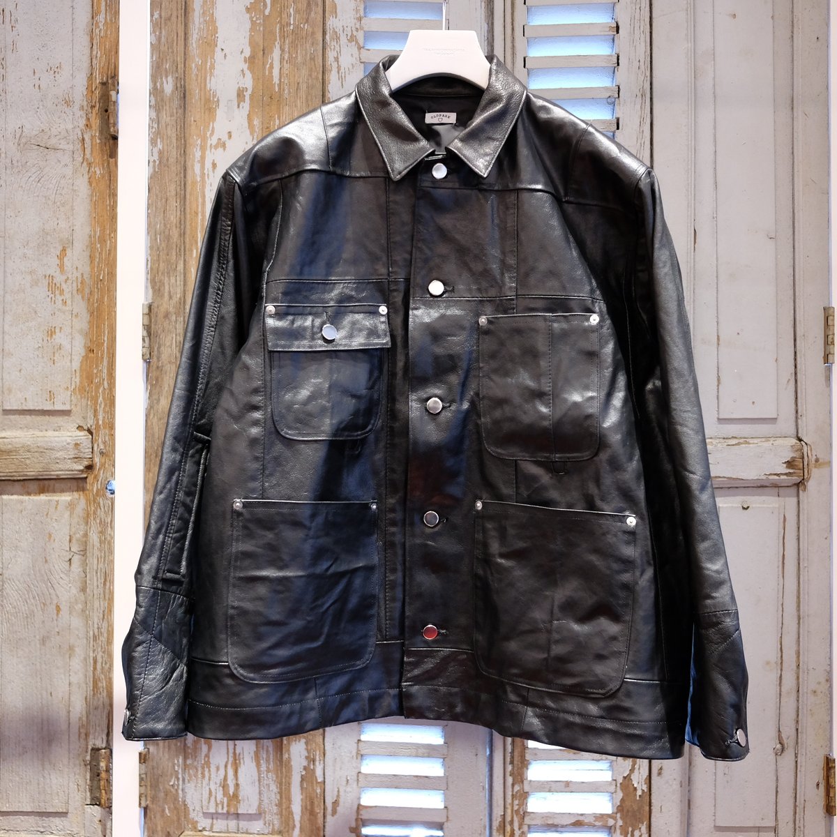 CHORE JACKET -LEATHER- / Lサイズ | BUFFALO