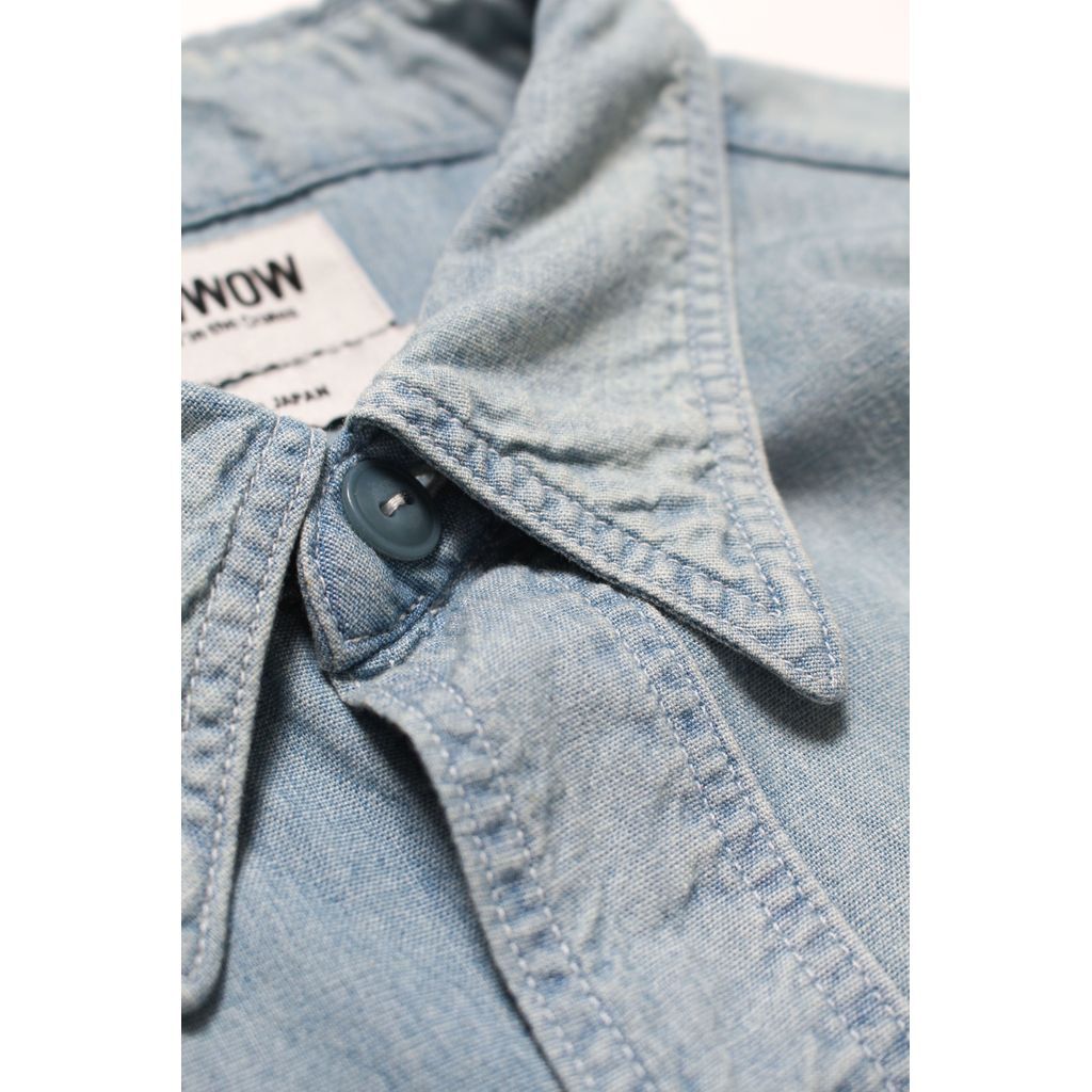 BOWWOW SKETCH ZOMBOO USN CHAMBRAY SHIRT AGED