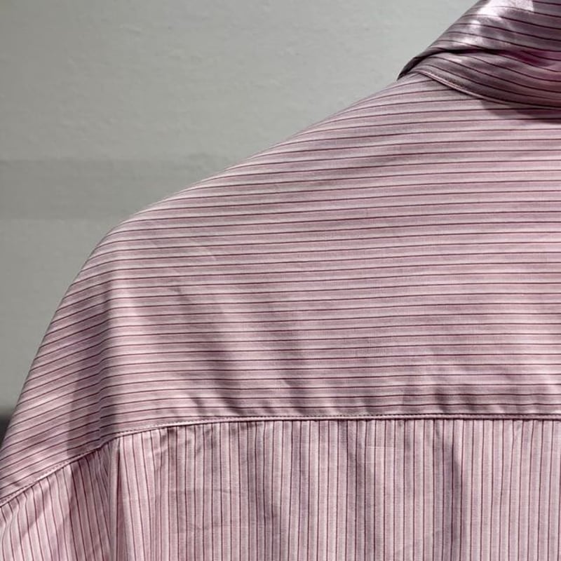 PORTER CLASSIC NEW ARTIST STRIPE SHIRT | MAROON PORTER CLASSIC NEW ARTIST STRIPE SHIRT | MAROON