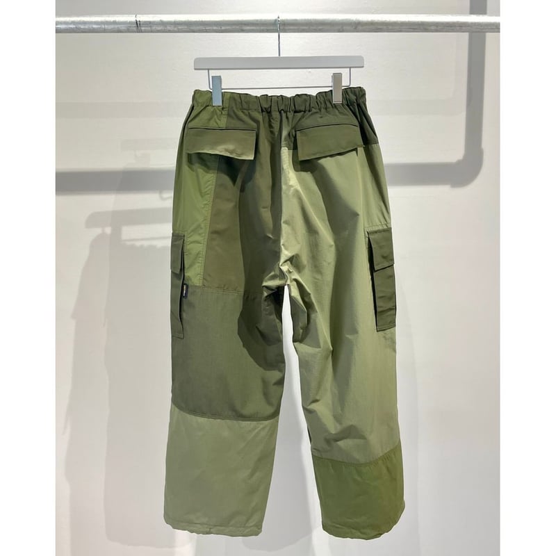 COMME des GARCONS HOMME 綿ナイロンクロス×多素材MIX カーゴ COMME des GARCONS HOMME 綿ナイロンクロス×多素材MIX カーゴ