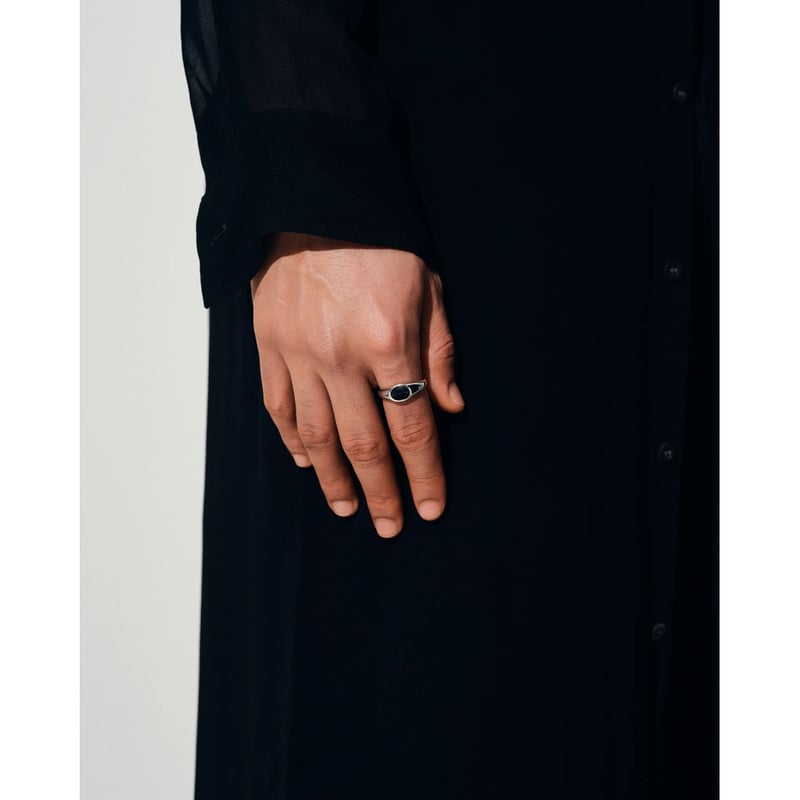 TOM WOOD Joe Ring Blue Hawk Eye | MAROON TOM WOOD Joe Ring Blue Hawk Eye | MAROON