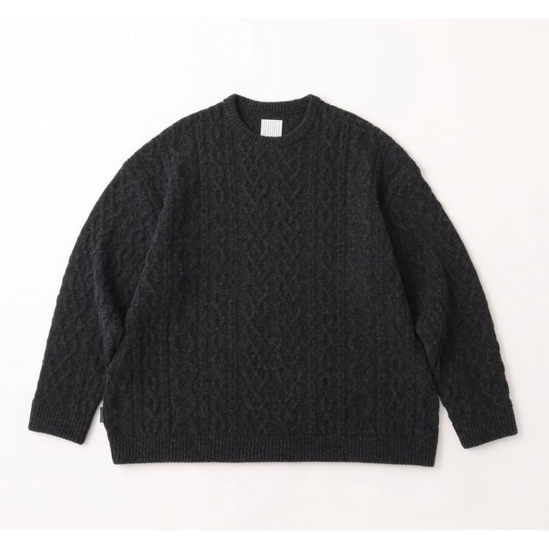 S.F.C CABLE CREW KNIT STRIPES FOR CREATIVE | MA S.F.C CABLE CREW KNIT STRIPES FOR CREATIVE | MA