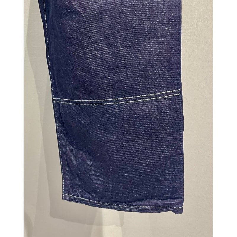 COMME des GARCONS HOMME コットンリネン デニムパンツ | MAROON COMME des GARCONS HOMME コットンリネン デニムパンツ | MAROON