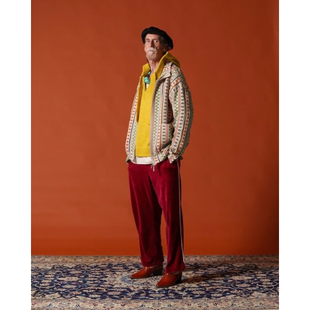 AMBERGLEAM Jacquard Knit Drivers Jacket / nativ AMBERGLEAM Jacquard Knit Drivers Jacket / nativ