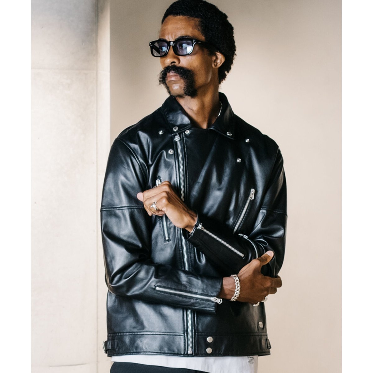 CRIMIE SPANISH LAMB LEATHER W BIKER JACKET | MA CRIMIE SPANISH LAMB LEATHER W BIKER JACKET | MA
