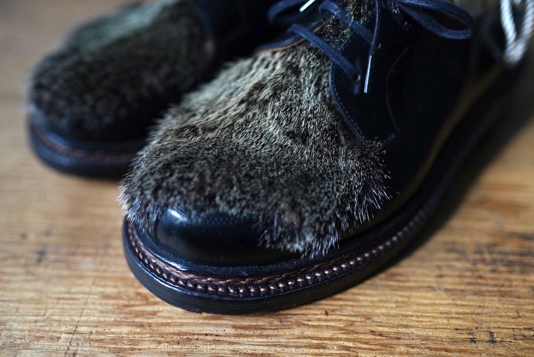 21SS オオカミ FurSeal ファー レザーシューズ / noriyuki misawa 21SS オオカミ FurSeal ファー レザーシューズ / noriyuki misawa