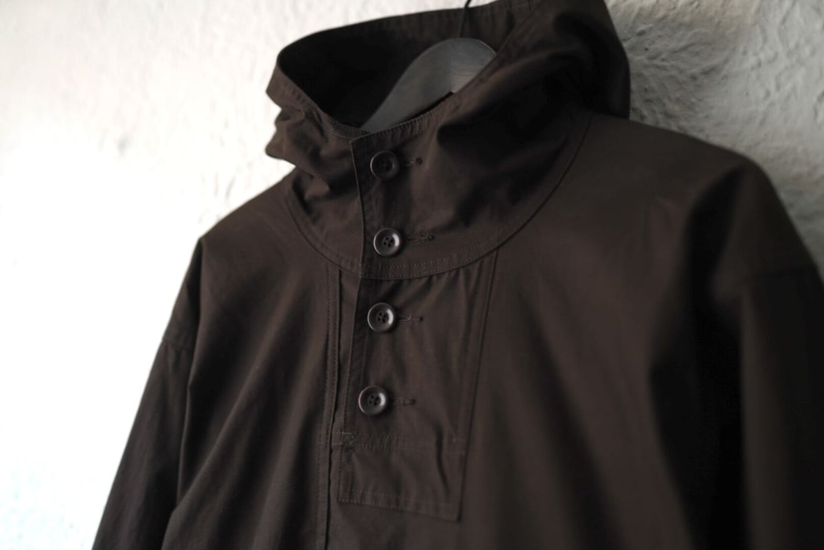 22SS HOODED PULLOVER ピーチスキンスモックパーカー アノラック 22SS HOODED PULLOVER ピーチスキンスモックパーカー アノラック