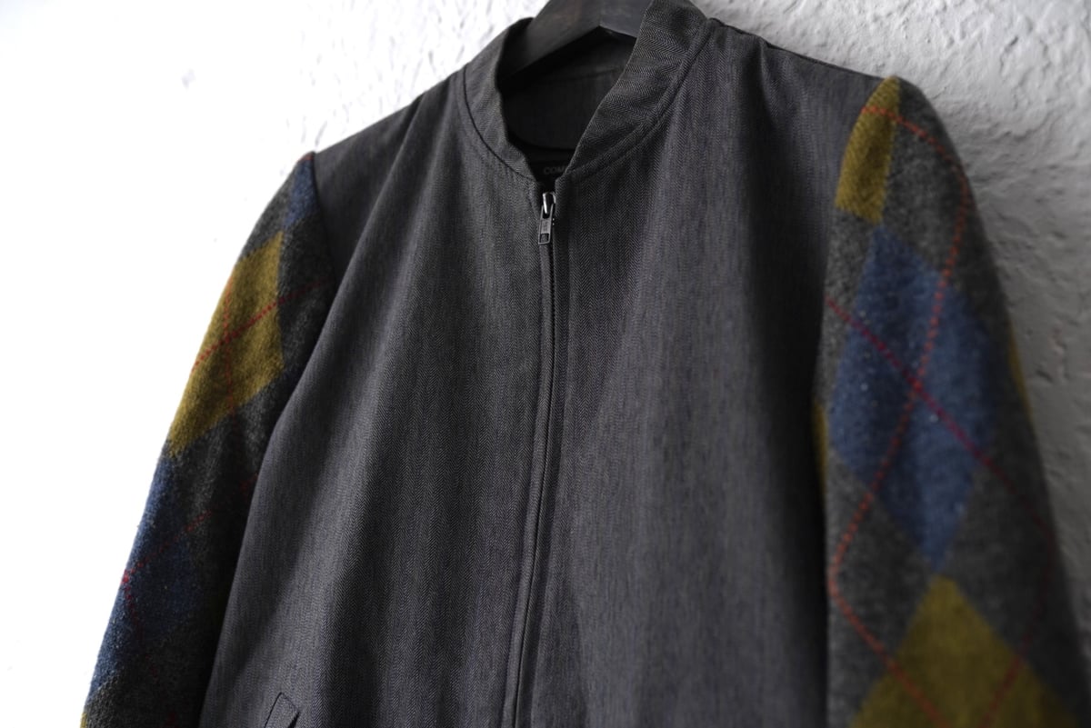 96AW モッズ期 ニットドッキングブルゾンジャケット / COMME des 96AW モッズ期 ニットドッキングブルゾンジャケット / COMME des